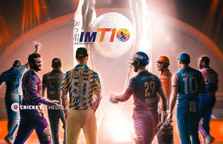 Indian Masters T10 Schedule 2023 Match Dates, Fixtures, Match Timing ...